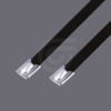 Stainless Steel Cable Ties with Ball-Lock and Epoxy Coating | Metal Zip ...
